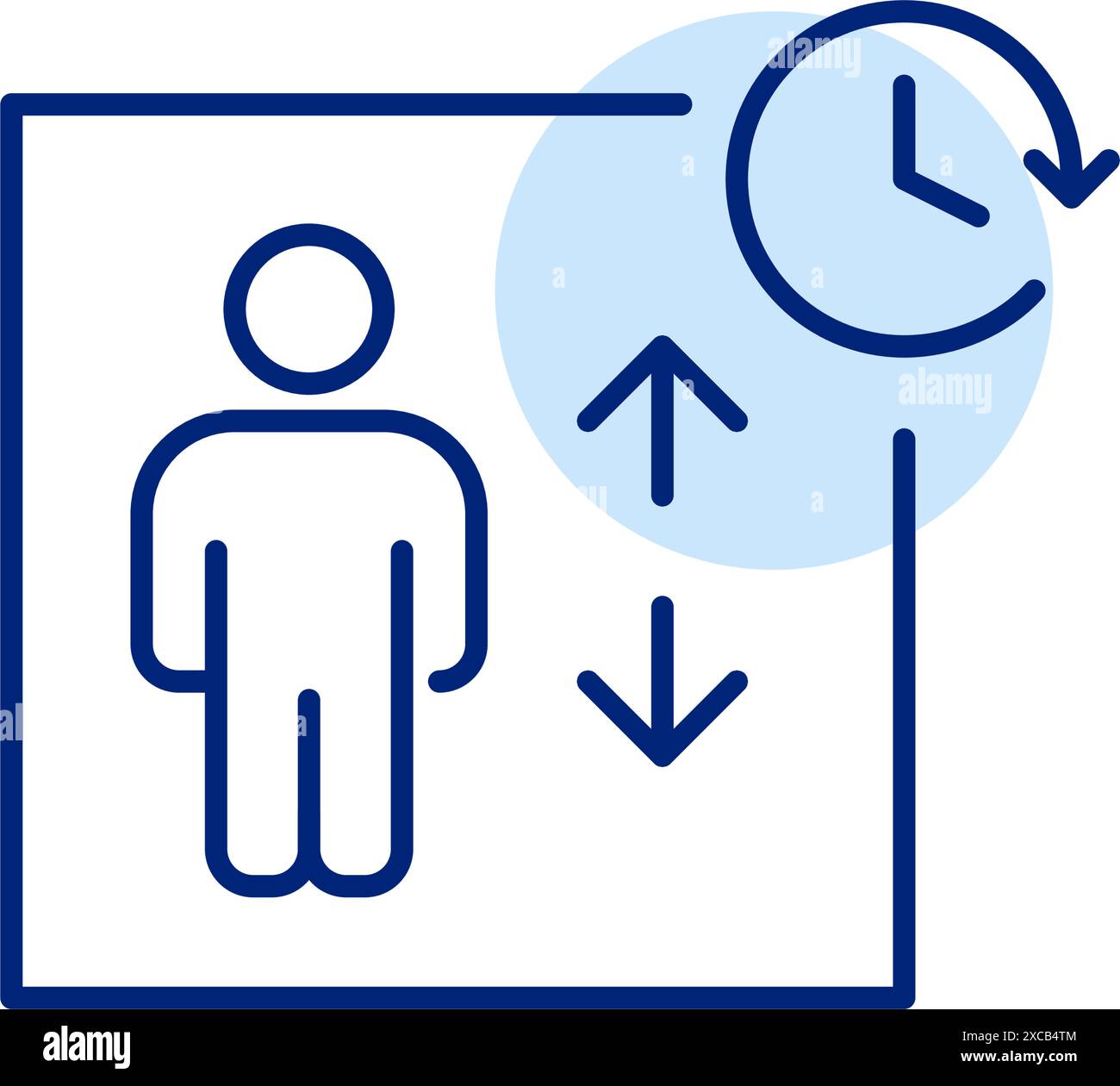 Entrance with clock Cut Out Stock Images & Pictures - Alamy