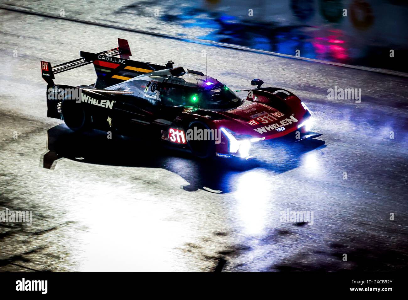 Le Mans, France. 16th June, 2024. 311 DERANI Luis Felipe (bra), AITKEN Jack (gbr), DRUGOVICH ...