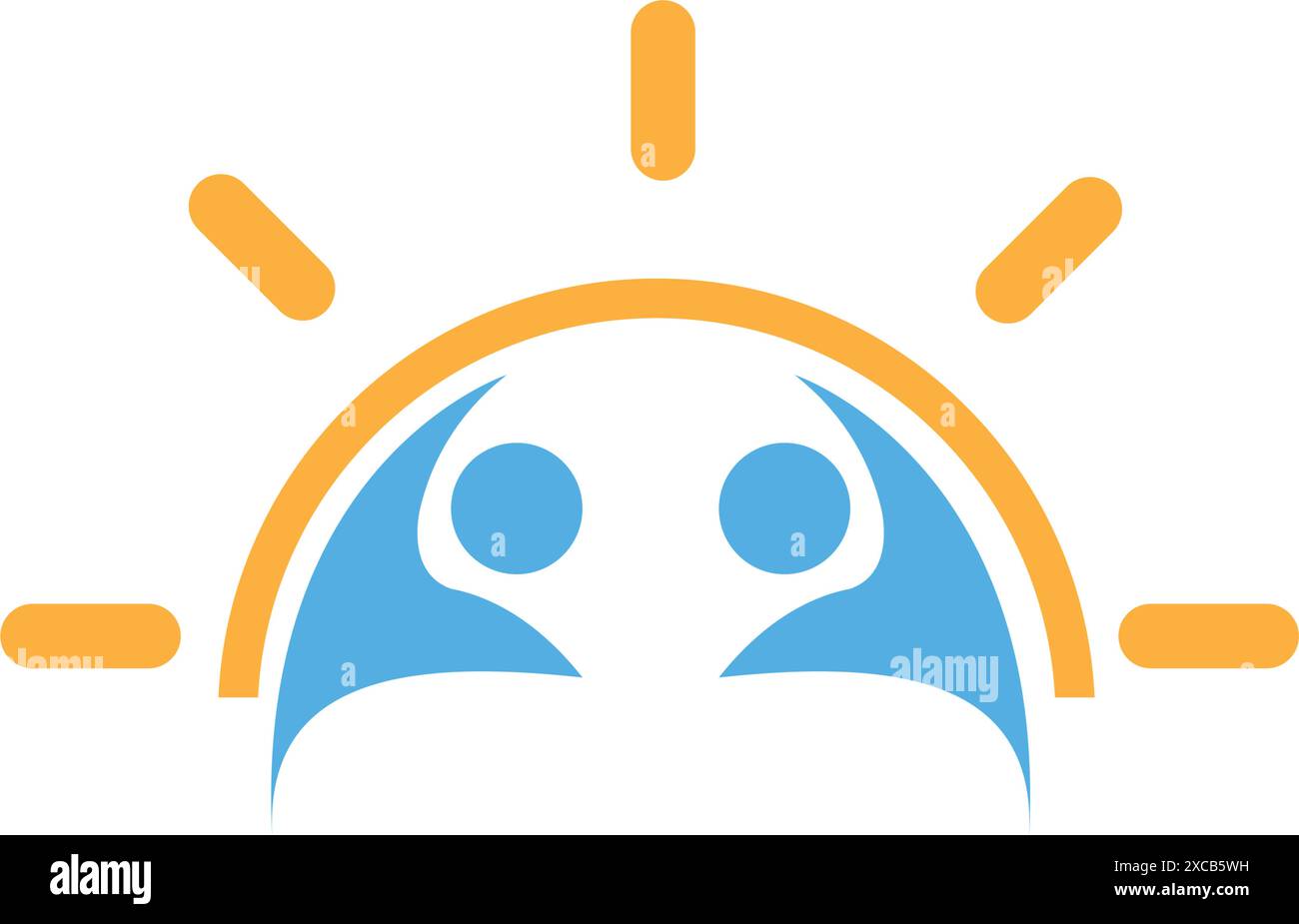 Sun people logo Stock Vector Image & Art - Alamy