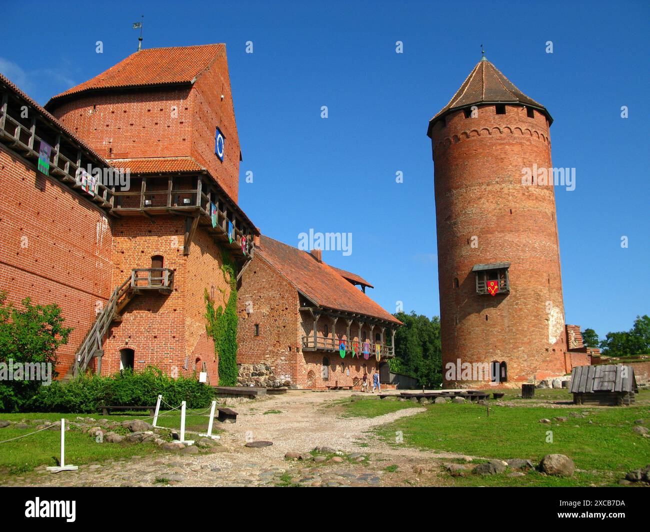 Beautiful medieval castle in sigulda hi-res stock photography and ...