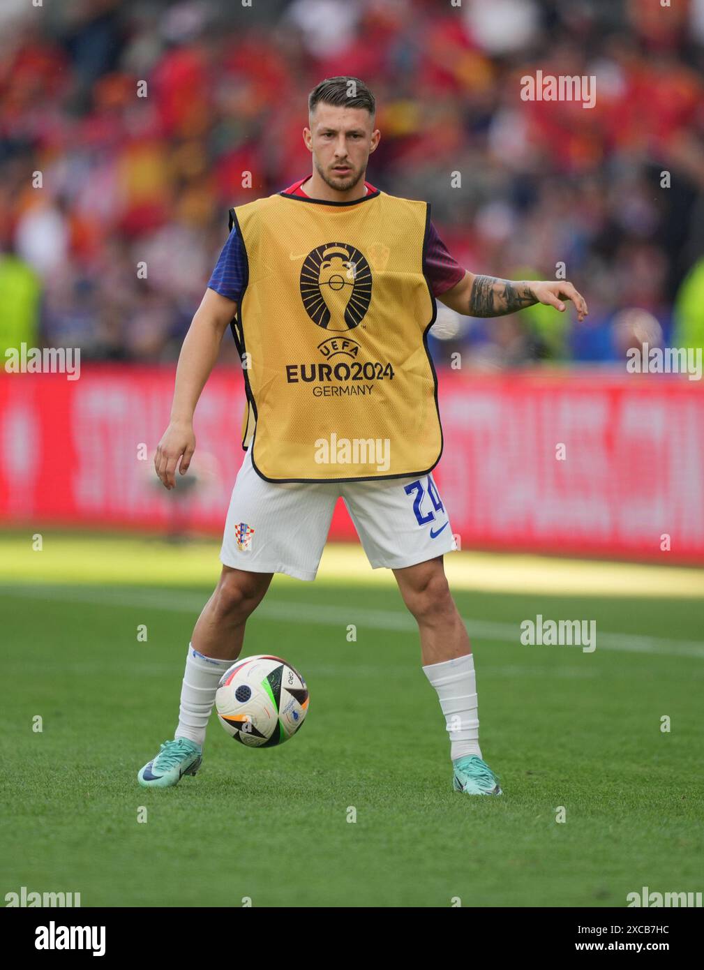 15 June 2024, Berlin: Soccer: European Championship, Spain - Croatia ...