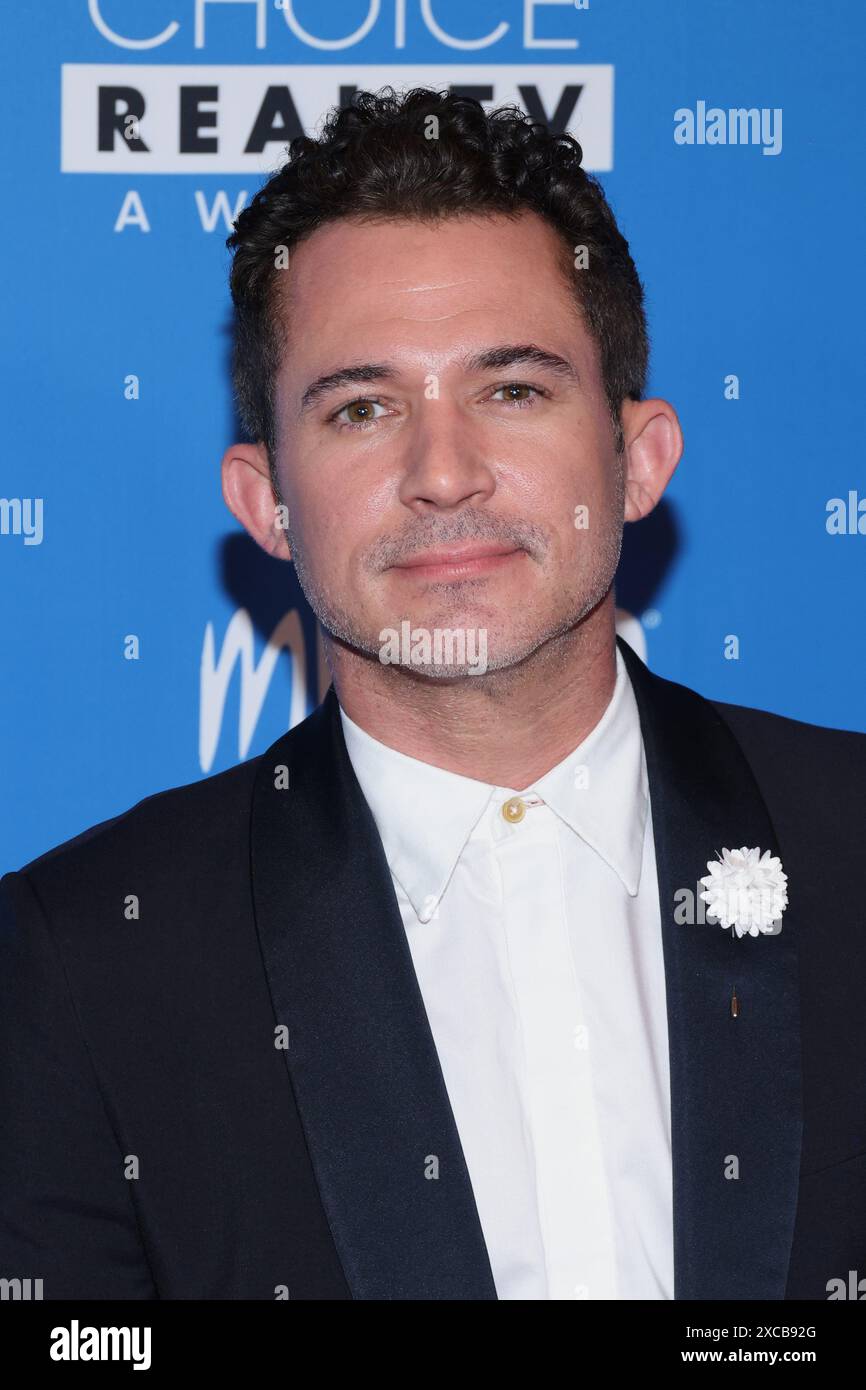 Justin Willman attends the 2024 Critics Choice Real TV Awards at ...