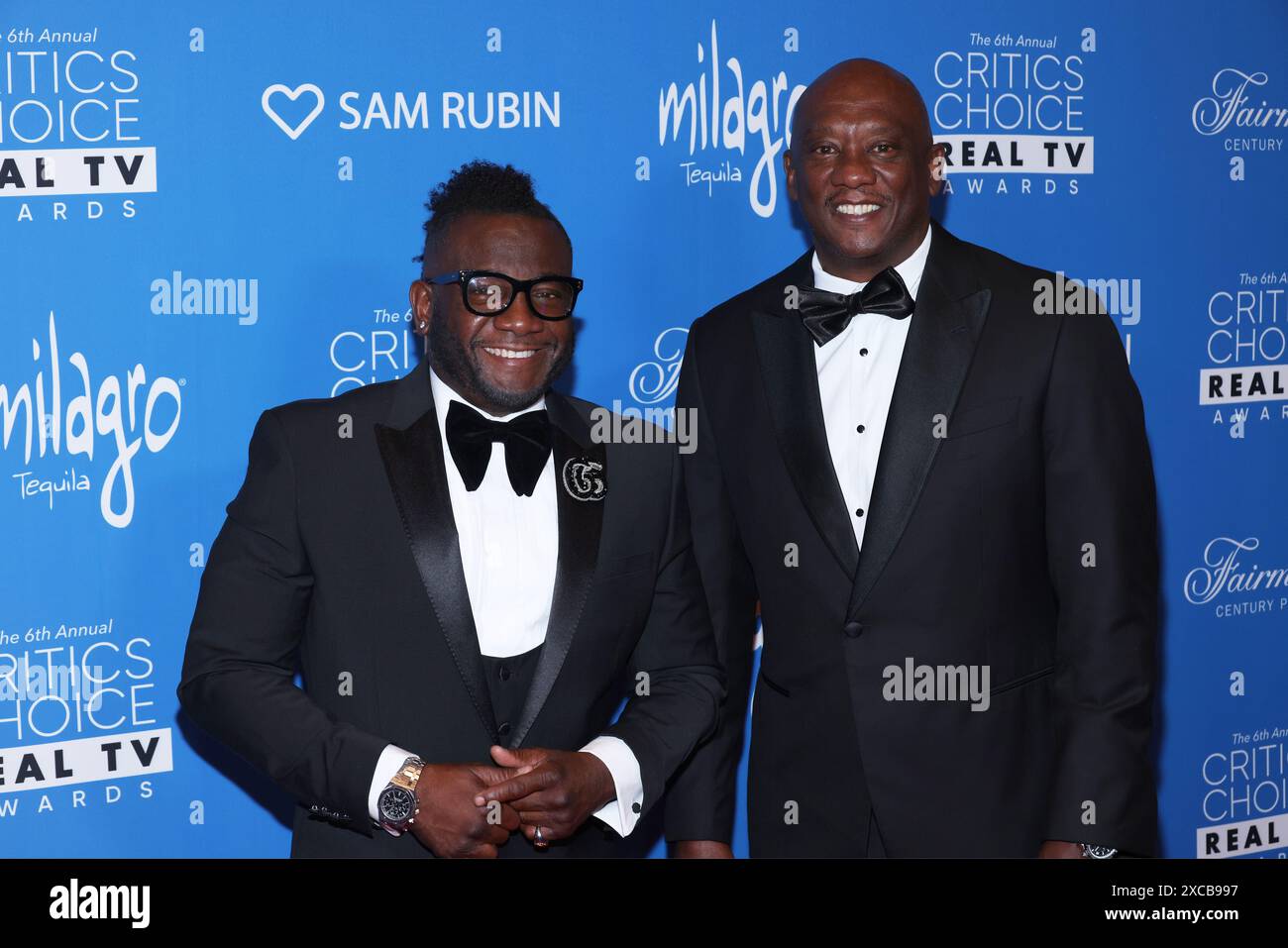 Dr. Vernard Hodges and Dr. Terrance Ferguson attend the 2024 Critics ...