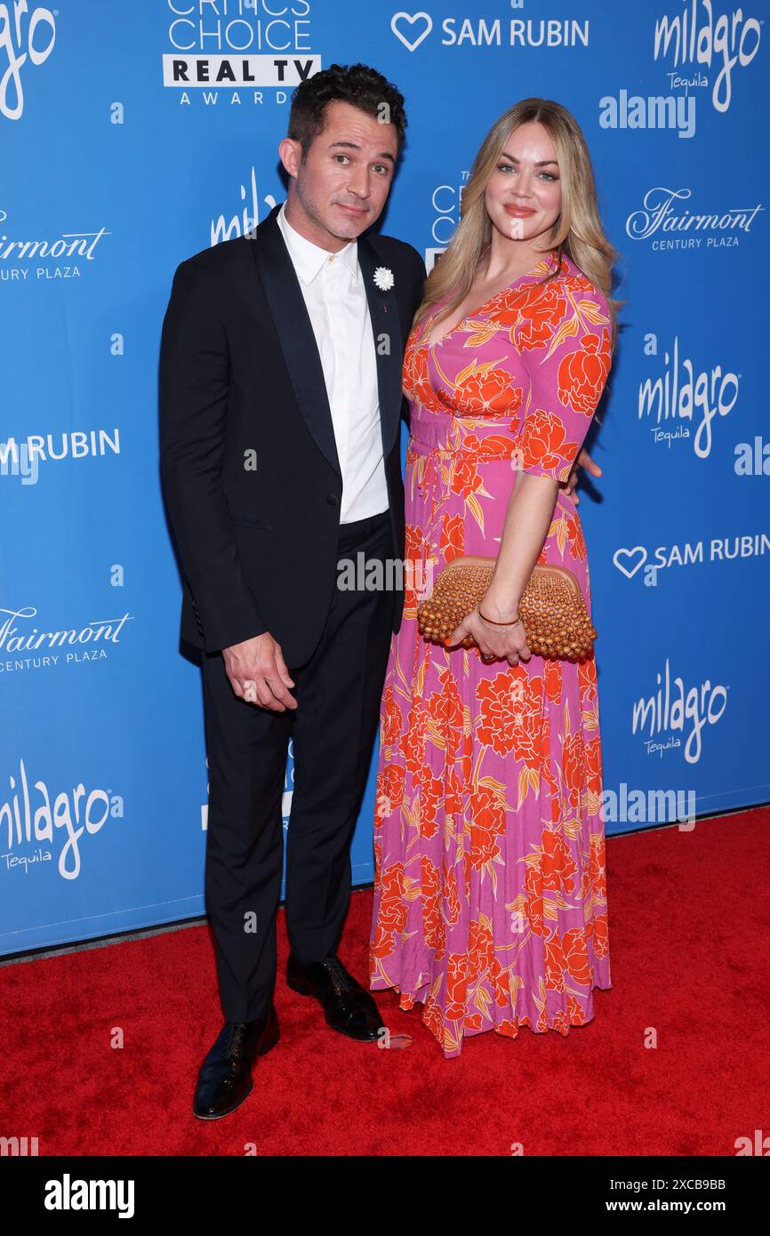 Justin Willman and Jill Sipkins attend the 2024 Critics Choice Real TV ...
