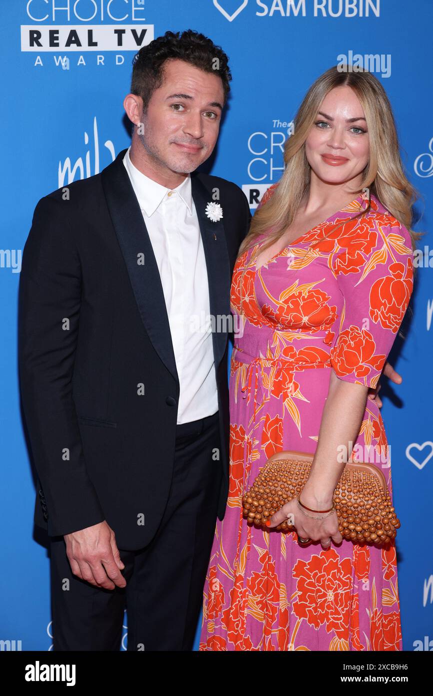 Justin Willman and Jill Sipkins attend the 2024 Critics Choice Real TV ...