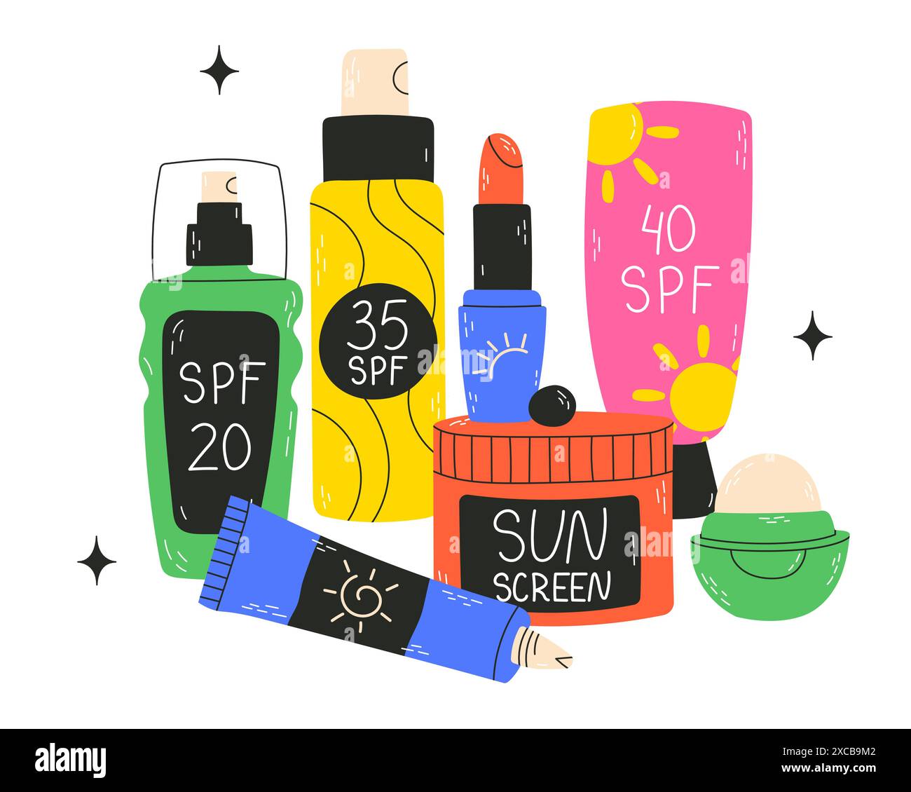 Broad spectrum sunscreen hi-res stock photography and images - Alamy