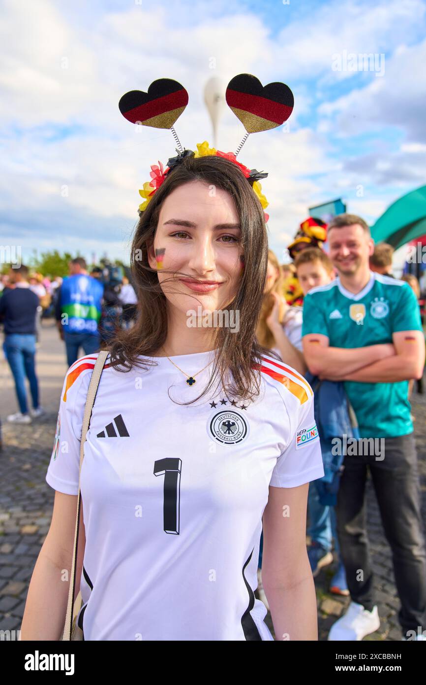 DFB and scotish fans in the group stage match GERMANY - SCOTLAND of the ...