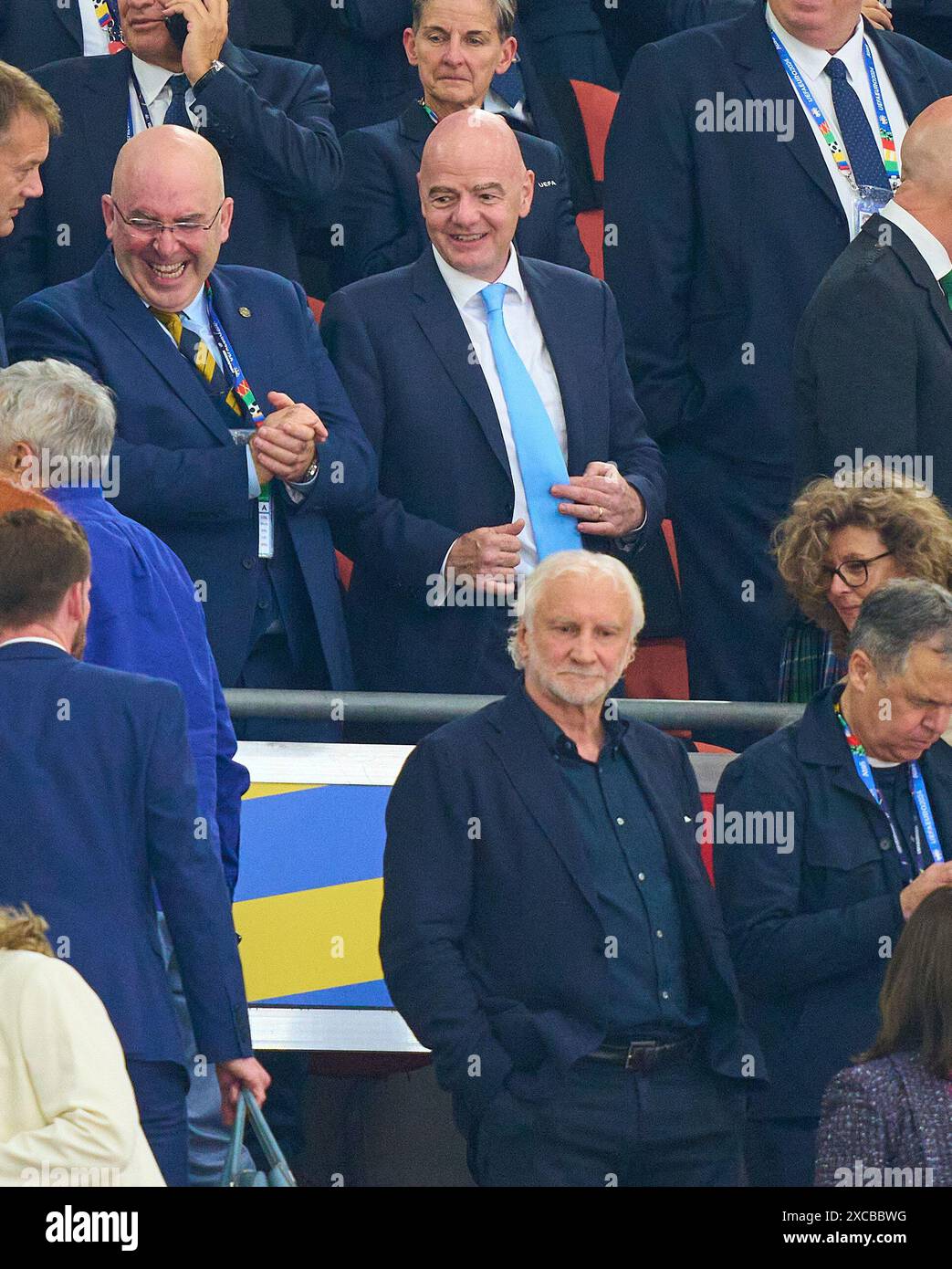 Gianni Infantino (SUI) FIFA President, Rudi Völler, Voeller (DFB ...
