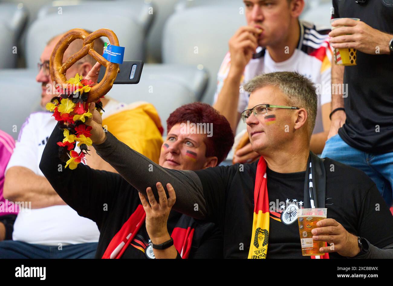 DFB fans in the group stage match GERMANY - SCOTLAND 5-1 of the UEFA ...