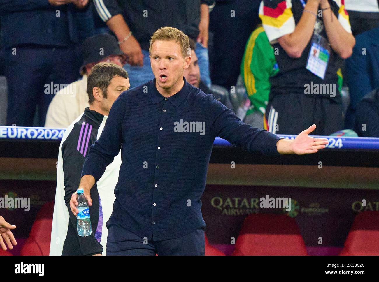 DFB headcoach Julian Nagelsmann , Bundestrainer, Nationaltrainer, angry ...