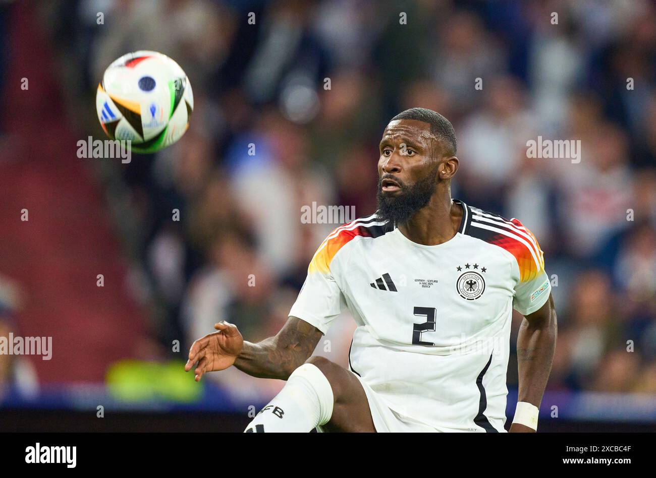 Antonio Rüdiger, Ruediger, DFB 2 in the group stage match GERMANY - SCOTLAND 5-1 of the UEFA ...