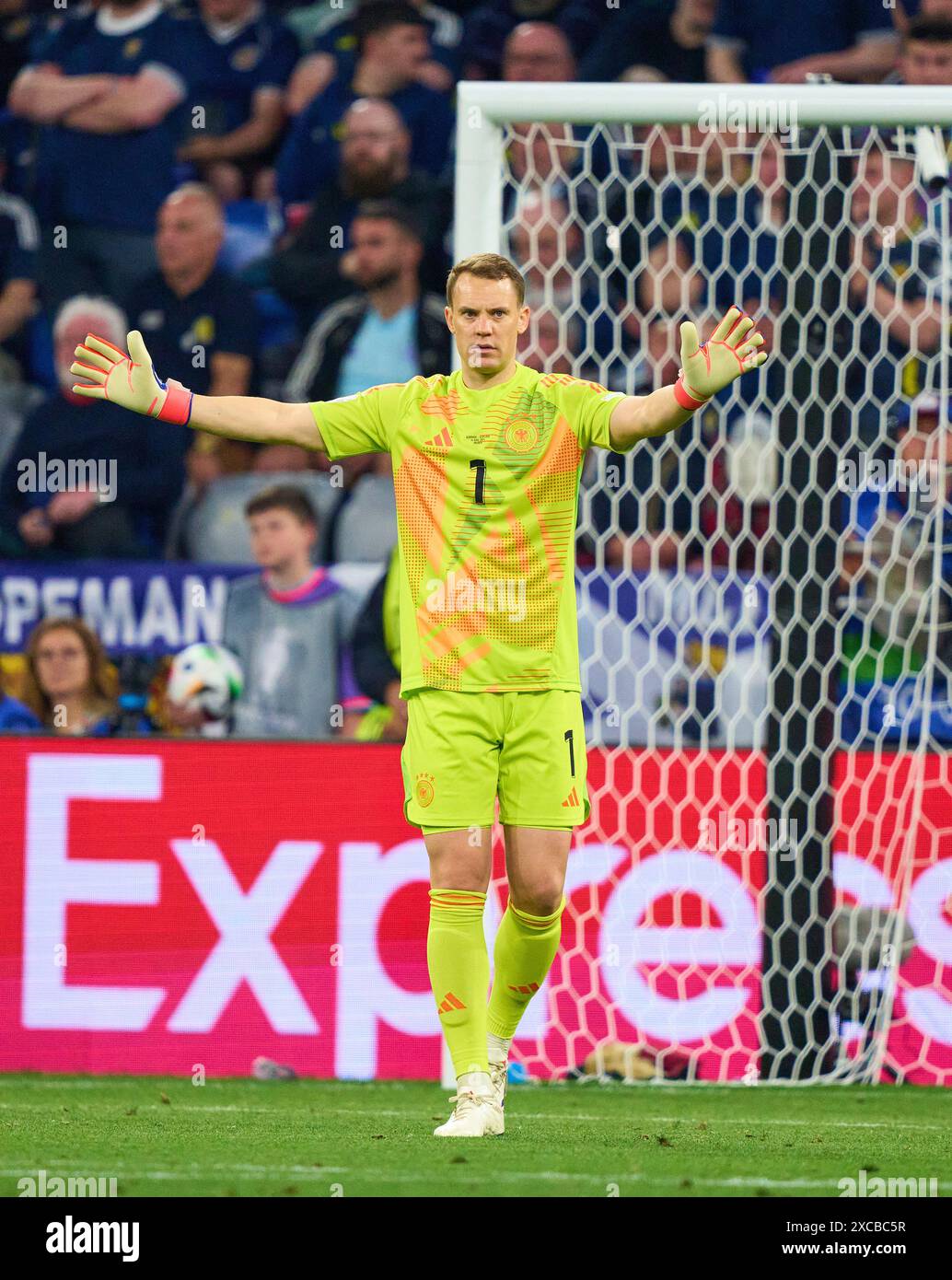 Manuel NEUER, DFB 1 goalkeeper, in the group stage match GERMANY ...