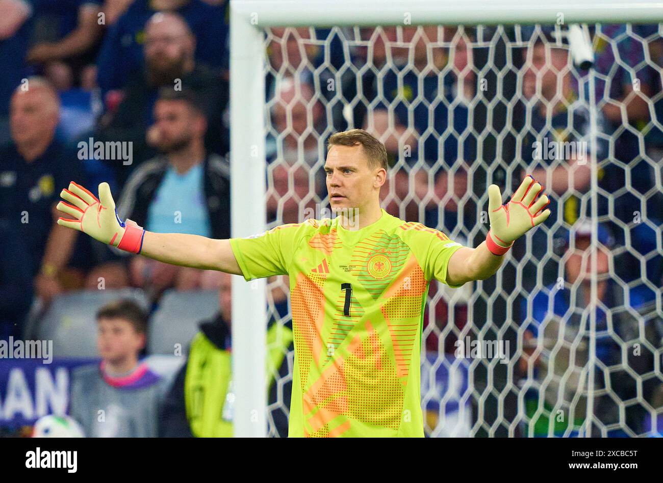 Manuel NEUER, DFB 1 goalkeeper, in the group stage match GERMANY ...
