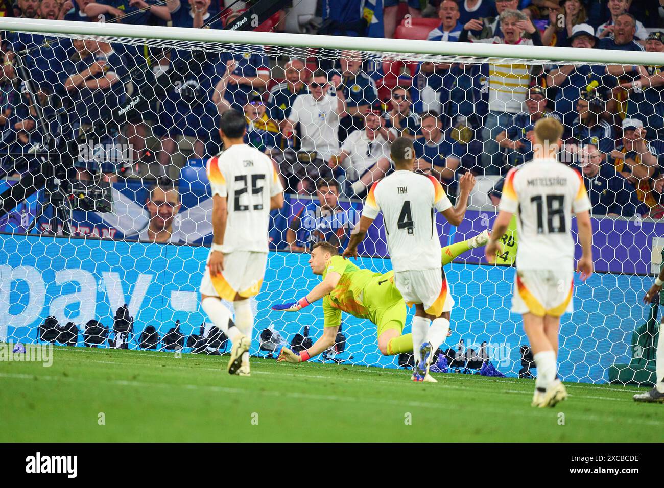 Antonio Rüdiger, Ruediger, DFB 2 self goal 4-1 against Manuel NEUER ...