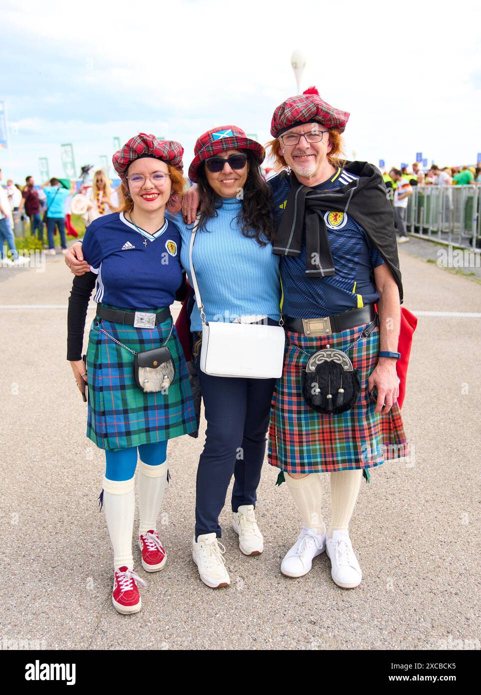 Fans Scotland at Allianz Arena in the group stage match GERMANY ...