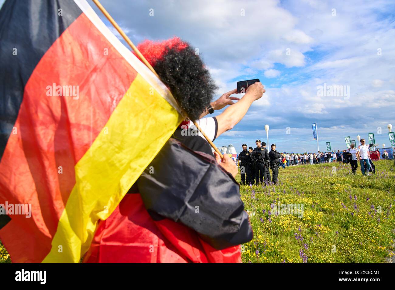 DFB fans in the group stage match GERMANY - SCOTLAND 5-1 of the UEFA ...