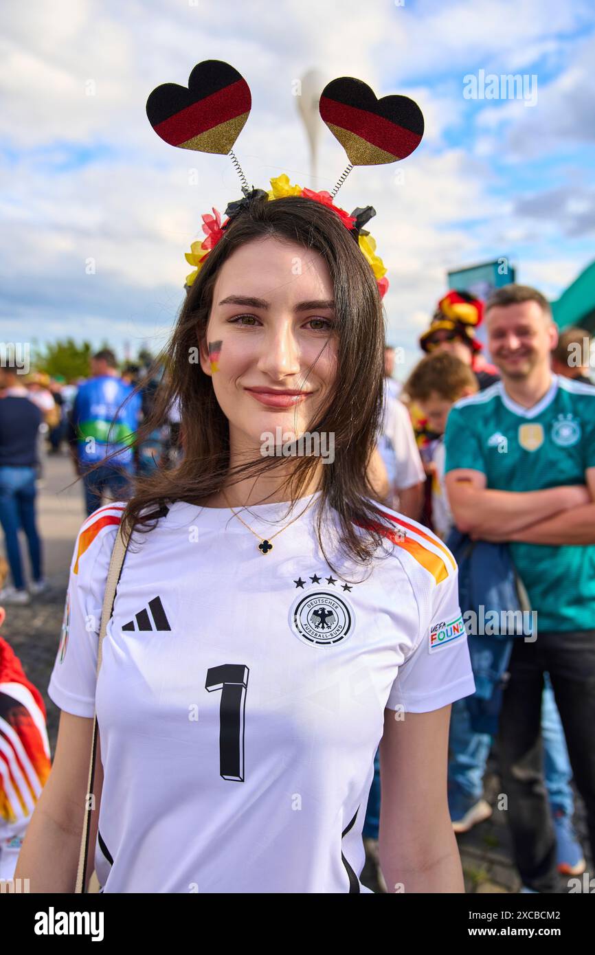 DFB fans in the group stage match GERMANY - SCOTLAND 5-1 of the UEFA ...