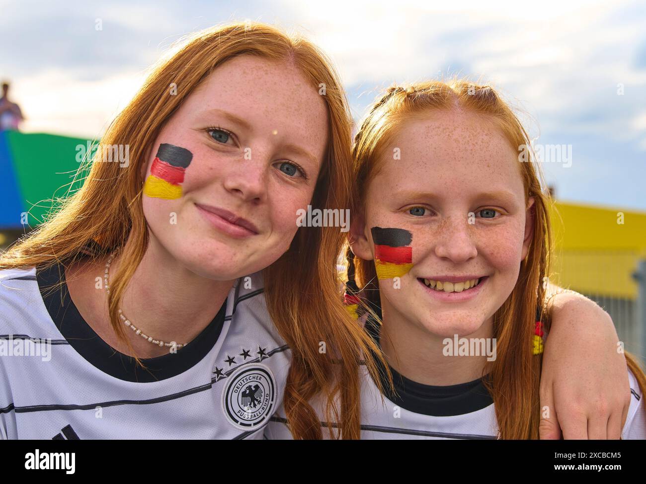 DFB fans in the group stage match GERMANY - SCOTLAND 5-1 of the UEFA ...