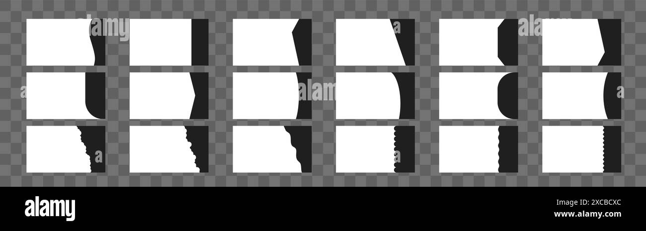 Separator Header for web page design. Flat Vector illustration. Set of ...