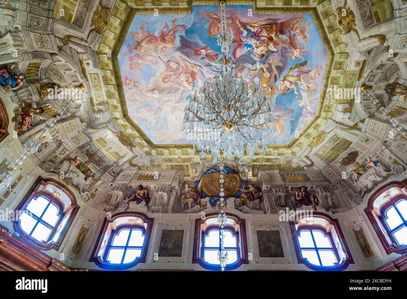 Belvedere Palace, Baroque style, built between 1714 and 1723 for Prince ...