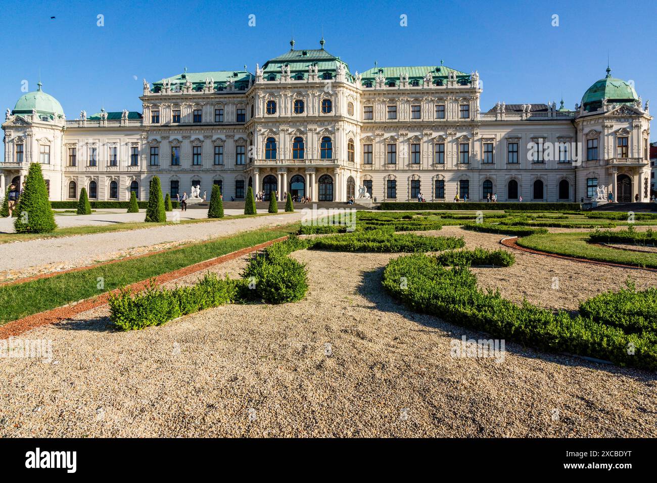 Belvedere Palace, Baroque style, built between 1714 and 1723 for Prince ...