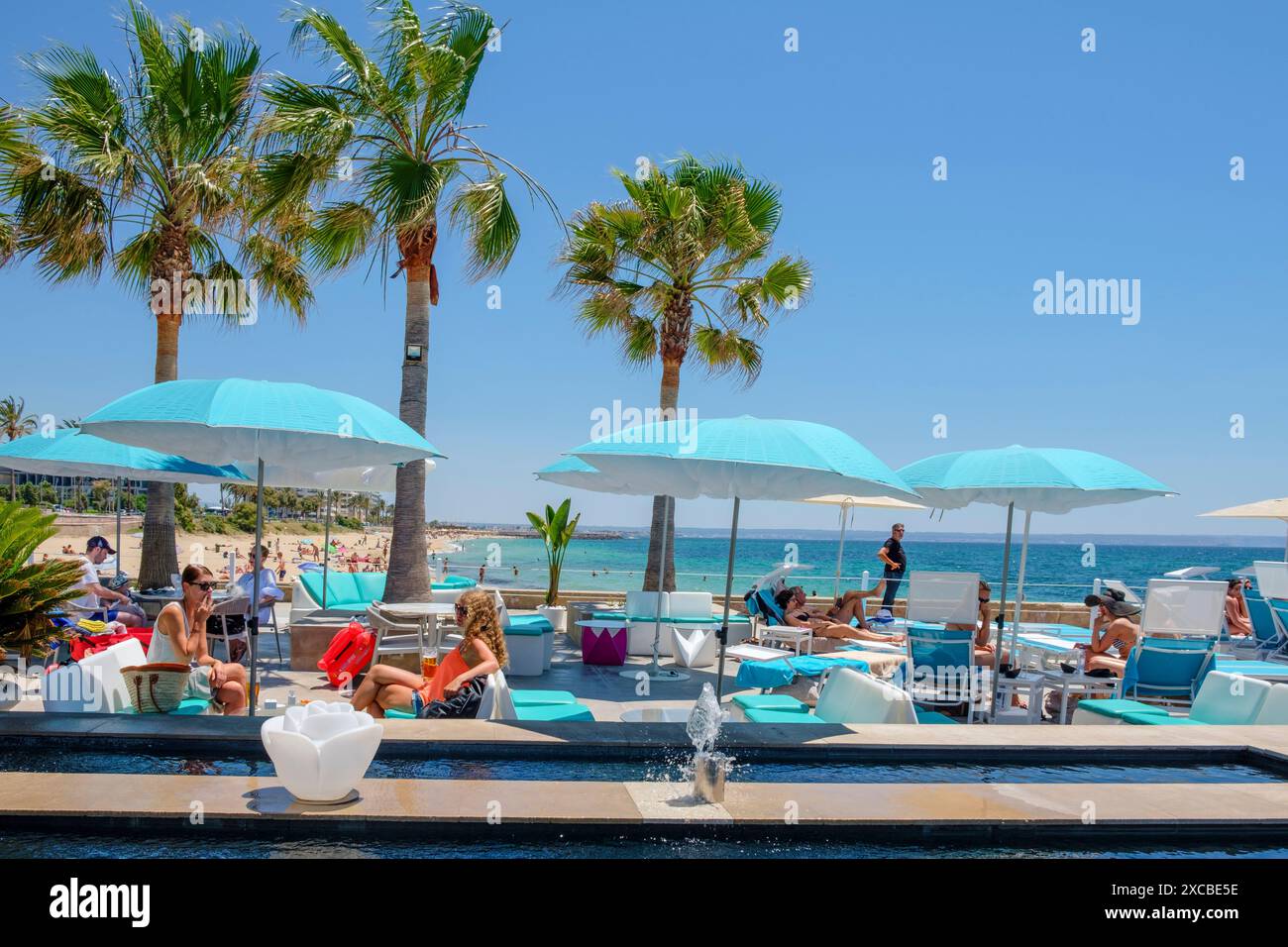 Anima Beach, Can Pere Antoni beach, Palma, Mallorca, balearic islands ...