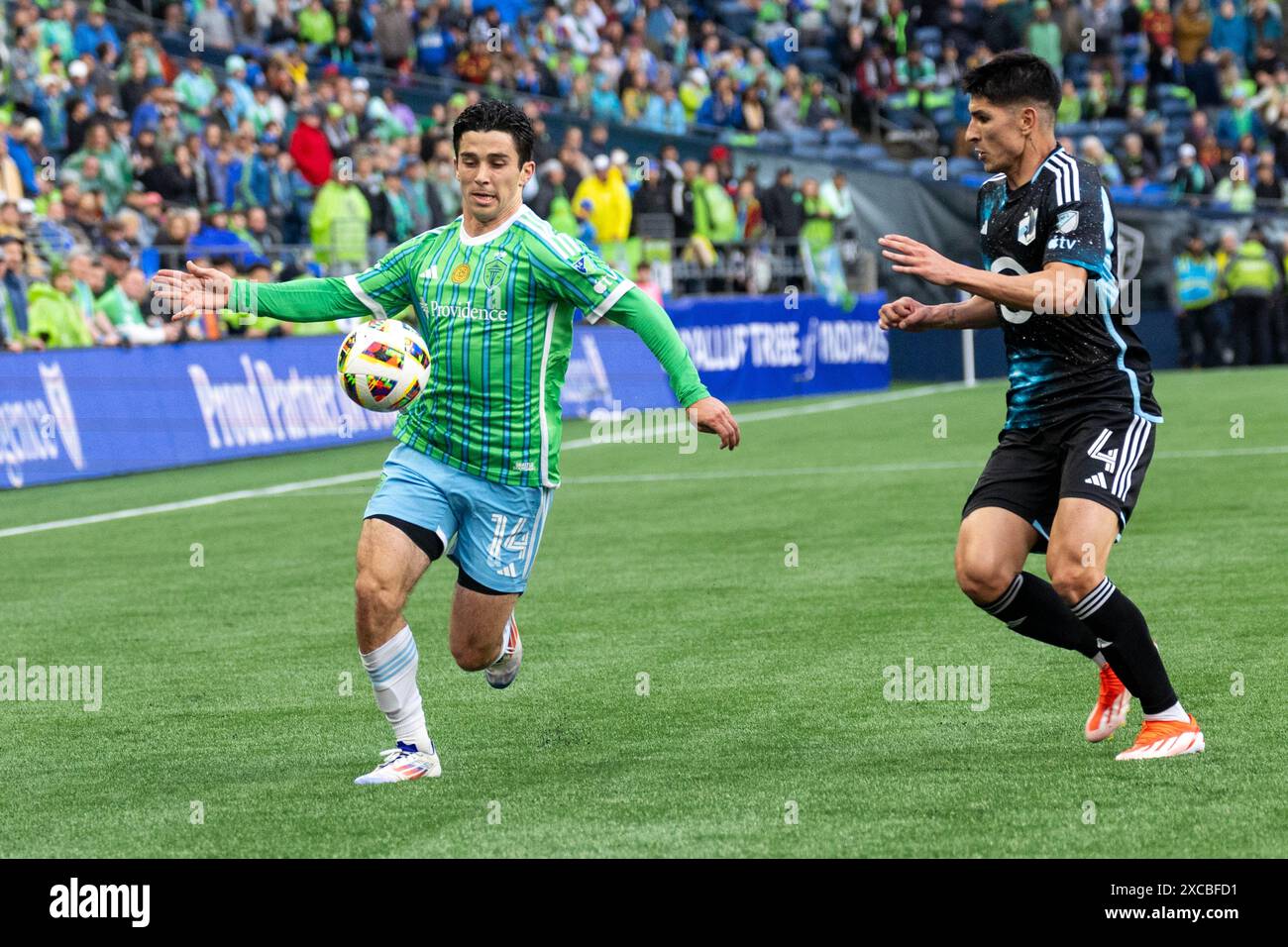Seattle, Washington, USA. 15th June, 2024. Seattle Sounders player PAUL ...