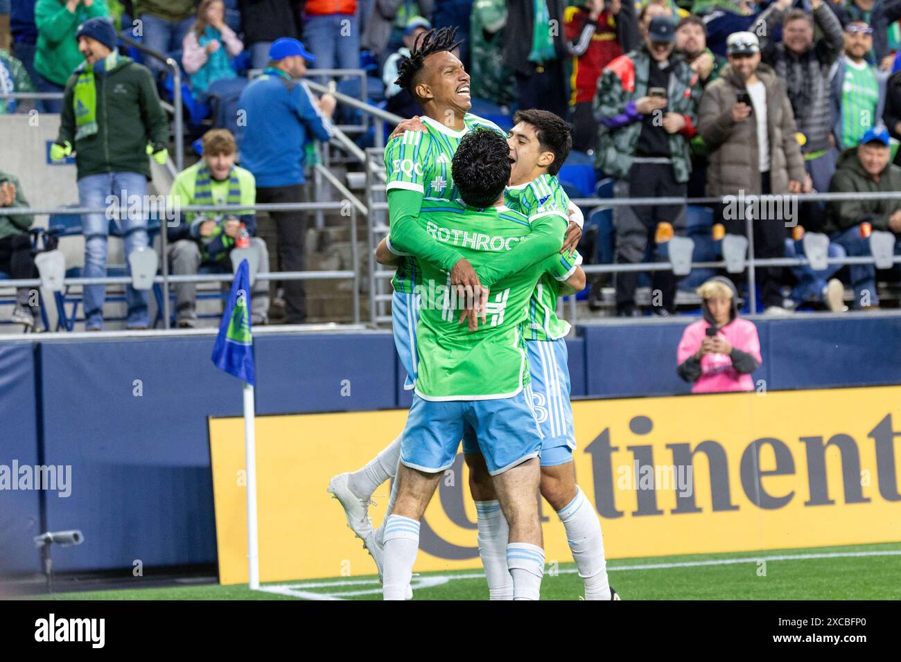 Seattle, Washington, USA. 15th June, 2024. Seattle Sounders player LEO ...