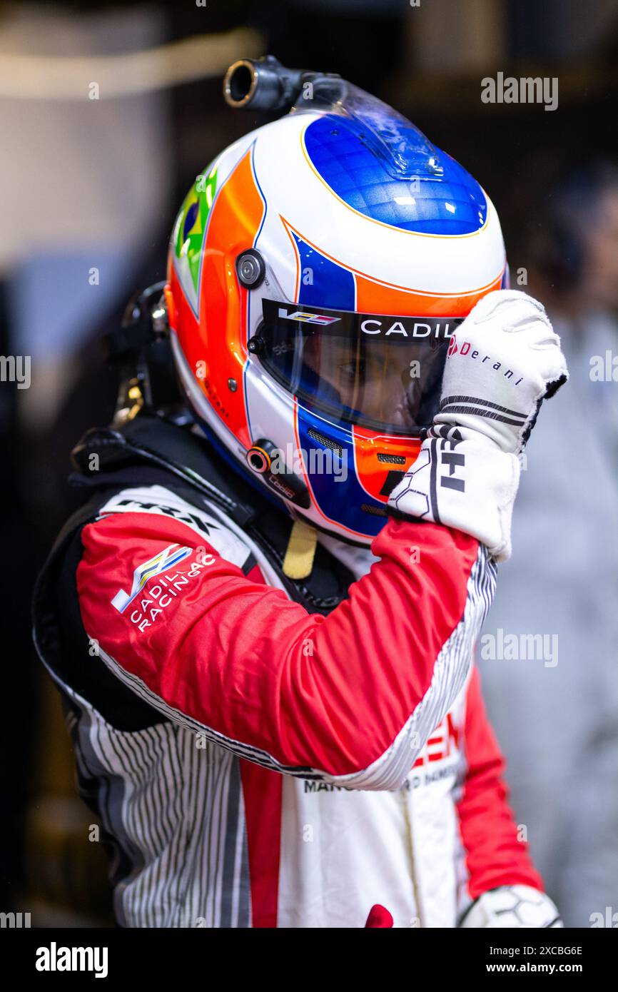 Le Mans, France. 16th June 2024. DERANI Luis Felipe (bra), Whelen Cadillac Racing, Cadillac V ...