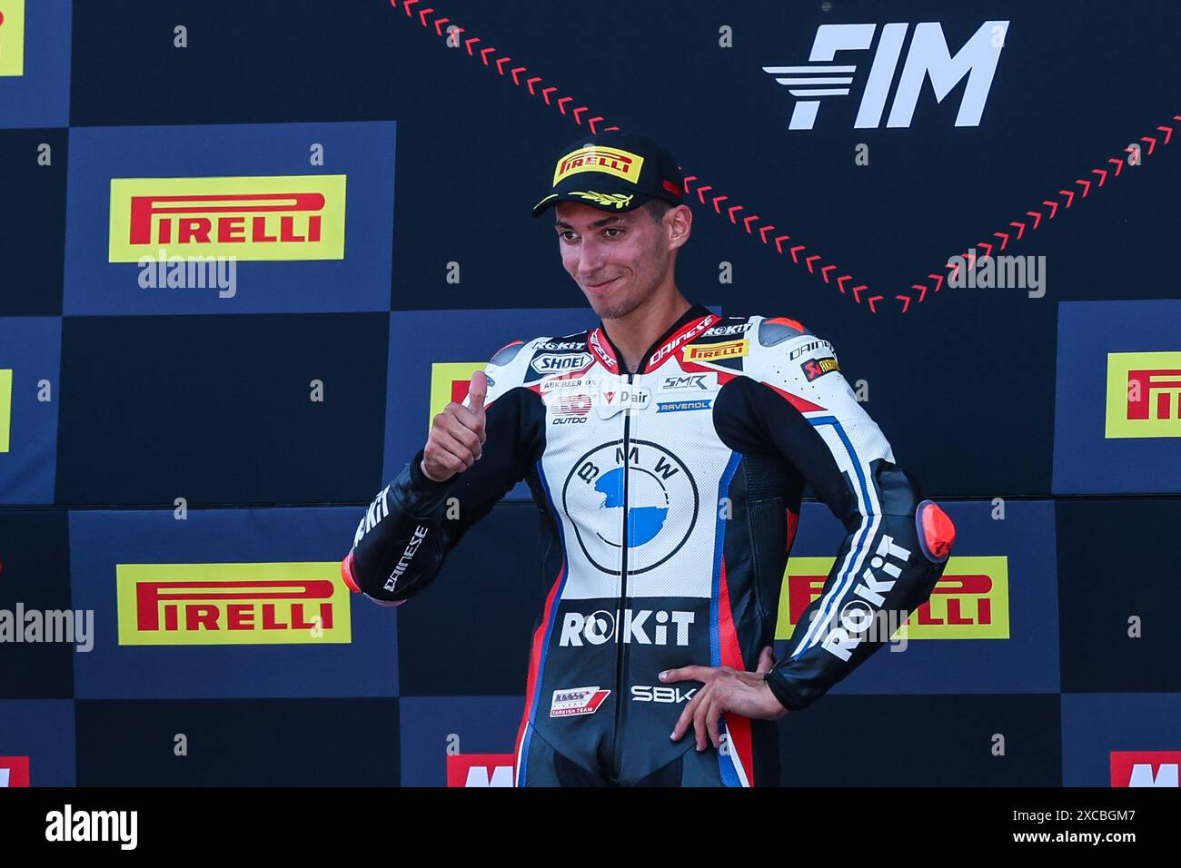 Toprak Razgatlioglu of Rokit BMW Motorrad WorldSBK Team with BMW M 1000 ...