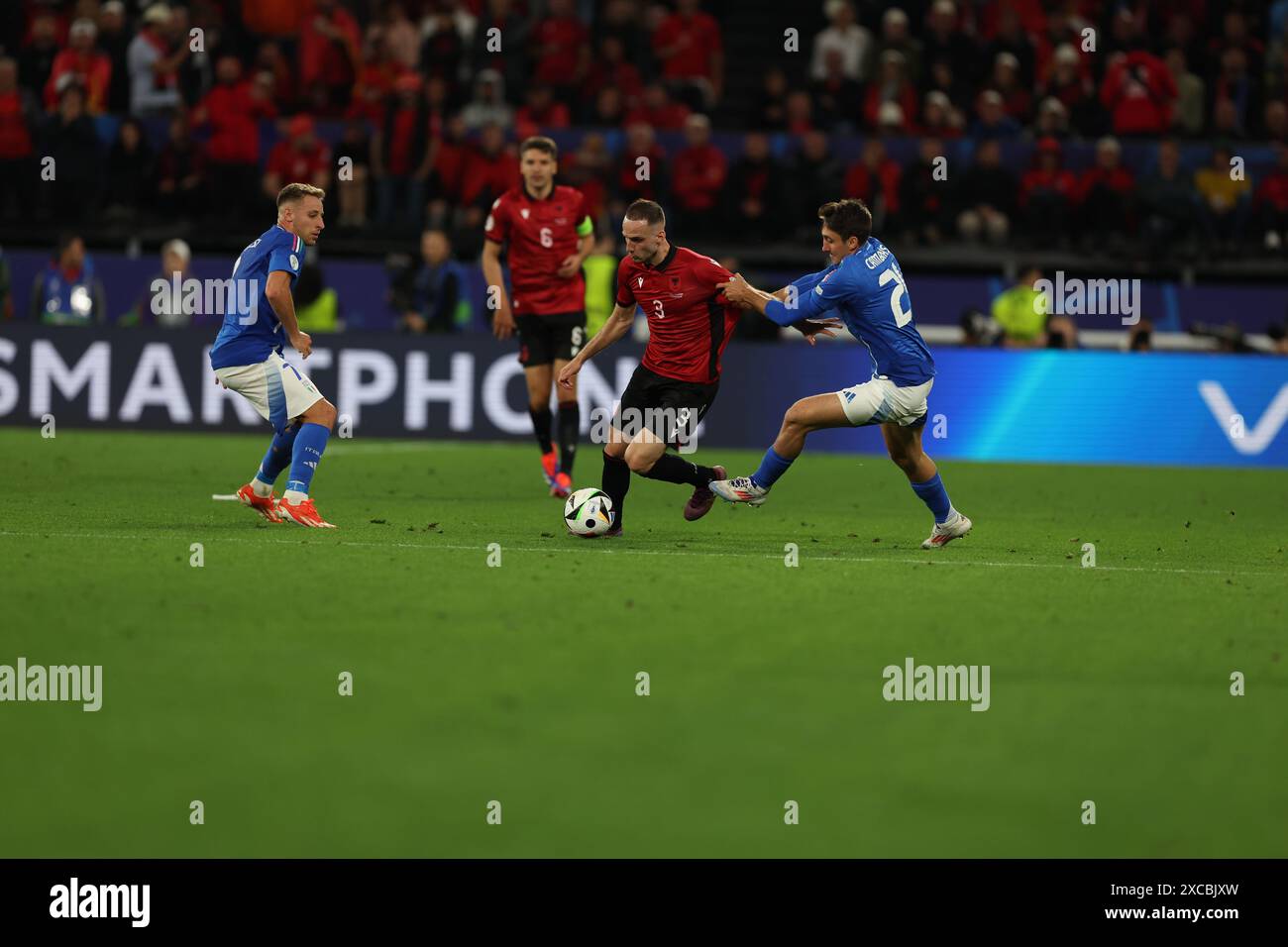 Dortmund, Germany. 15th June, 2024. Mario Mitaj of Albania during the ...