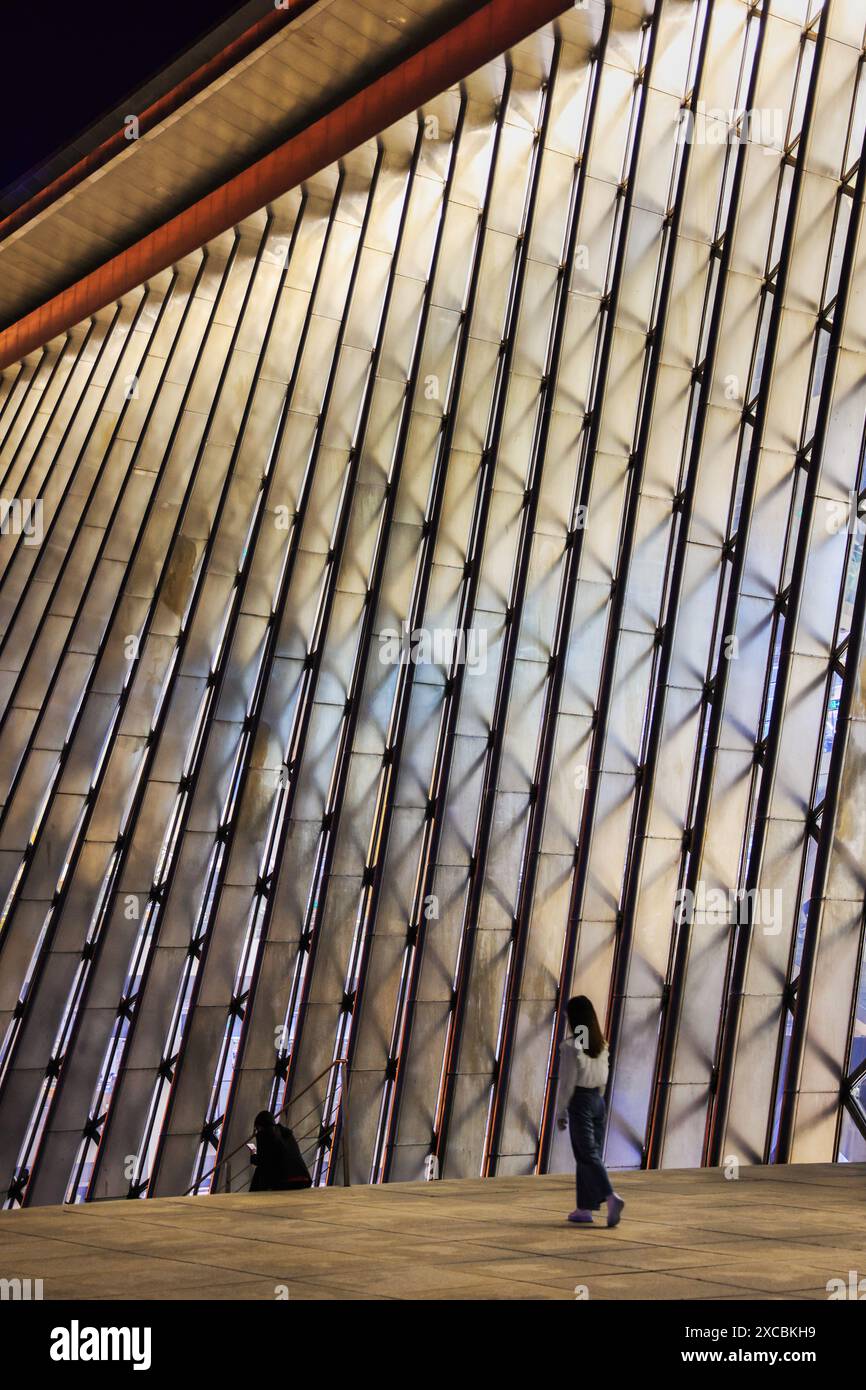 Shenzhen, China - November 05.2023: The exterior of modern architecture ...