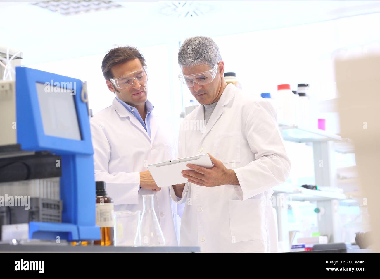 Flash chromatography, method used to purify individual chemical ...