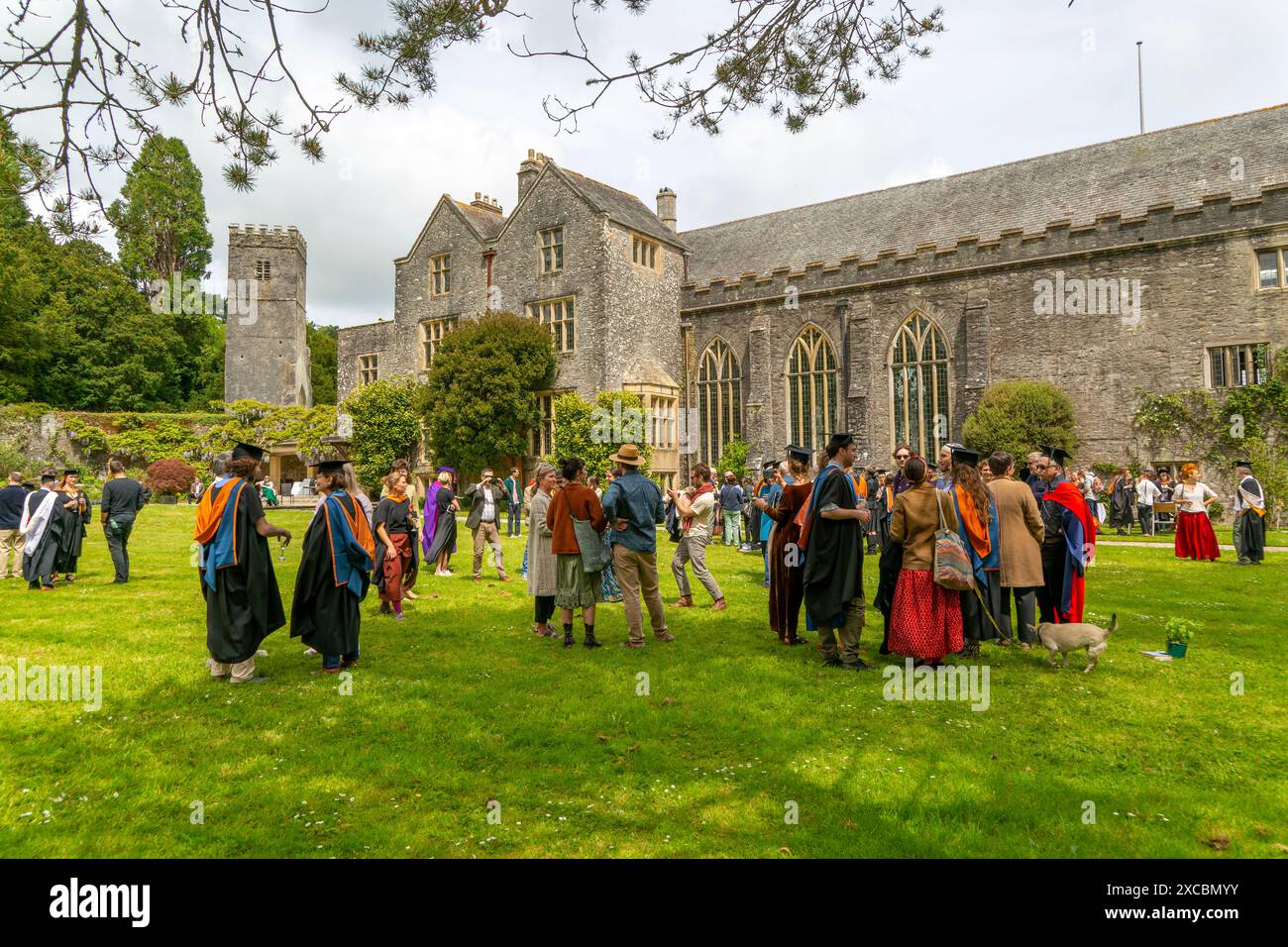 Graduation event, Schumacher College, Dartington Hall estate, Totnes ...
