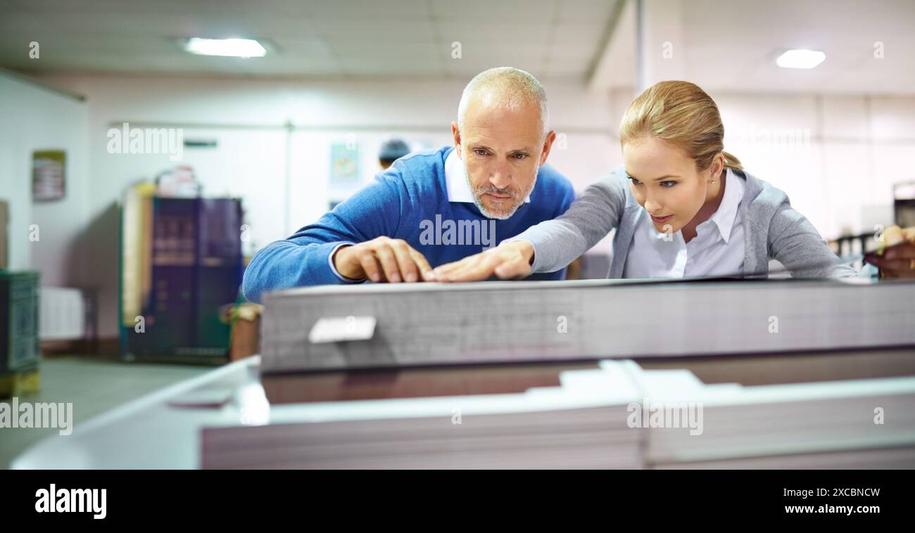 Management, inspection and printing press machine check for industrial ...