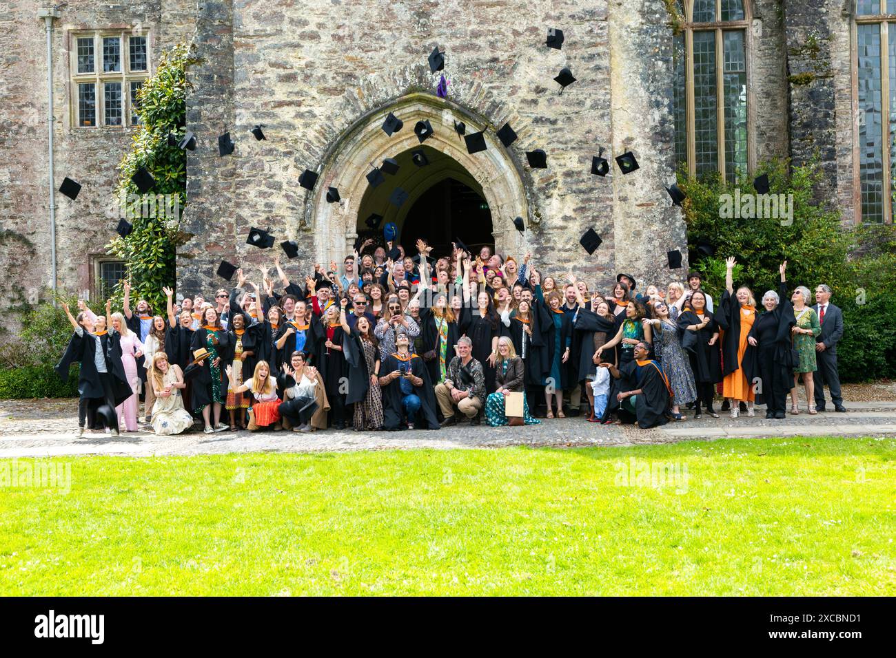Graduation event, Schumacher College, Dartington Hall estate, Totnes ...