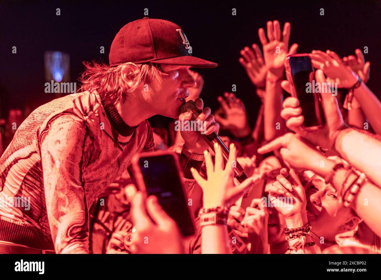 Matt Shultz of Cage The Elephant during the Bonnaroo Music and Arts ...