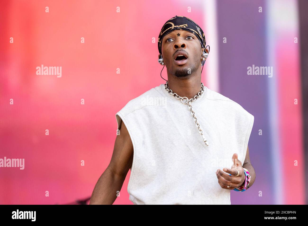 D4vd (David Anthony Burke) during the Bonnaroo Music and Arts Festival ...