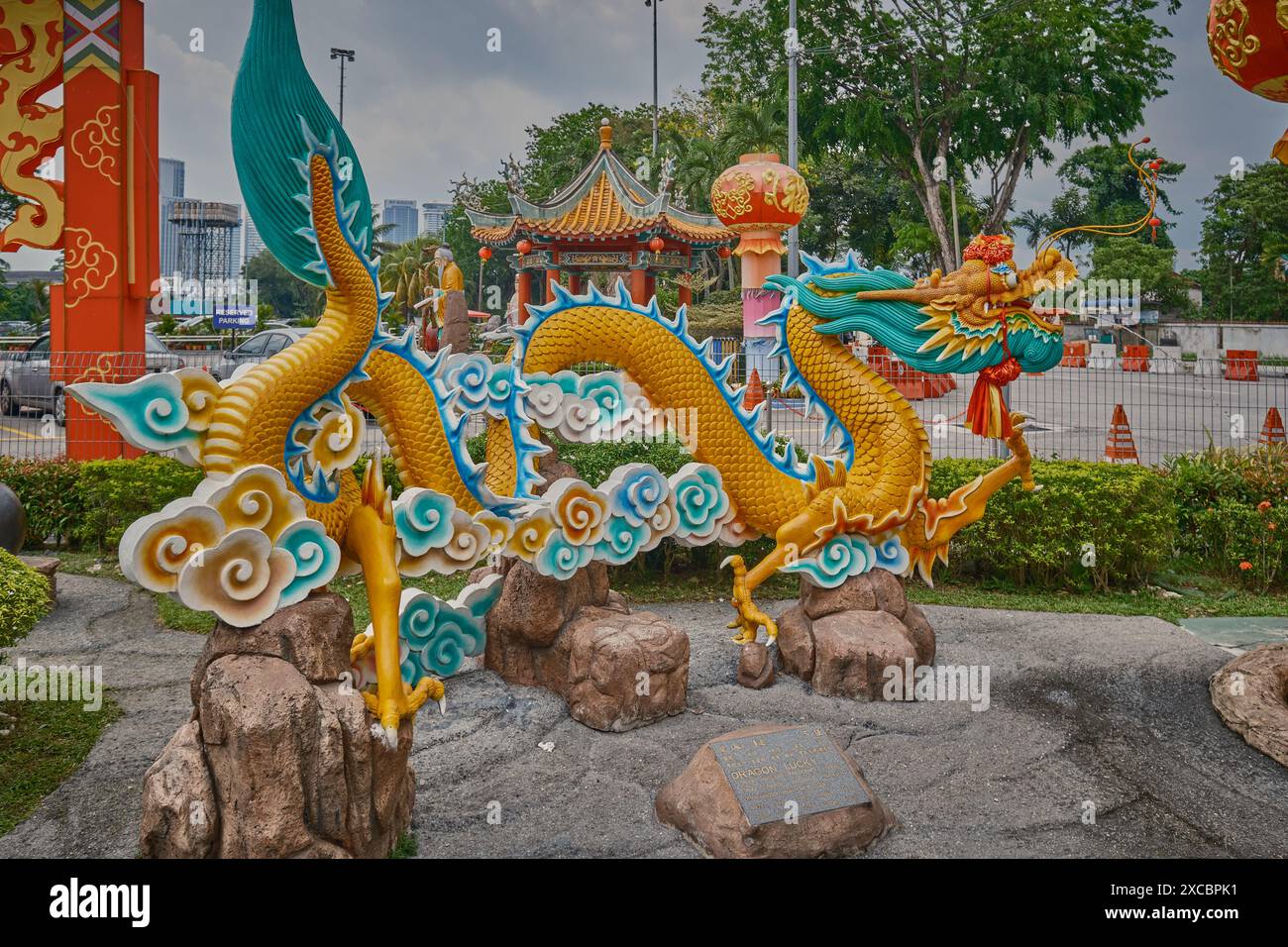Thean Hou Temple in Kuala Lumpur, Malaysia is a six-tiered temple of ...