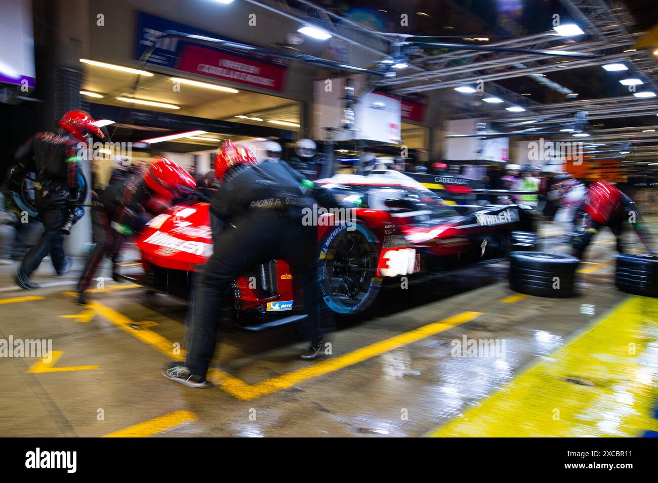 Le Mans, France. 16th June, 2024. 311 DERANI Luis Felipe (bra), AITKEN Jack (gbr), DRUGOVICH ...