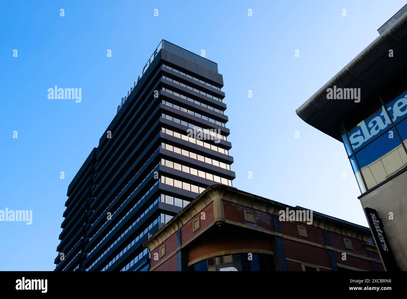 Leeds England: 2nd Jun 2024: Leeds Pinnacle (West Riding House) tower ...