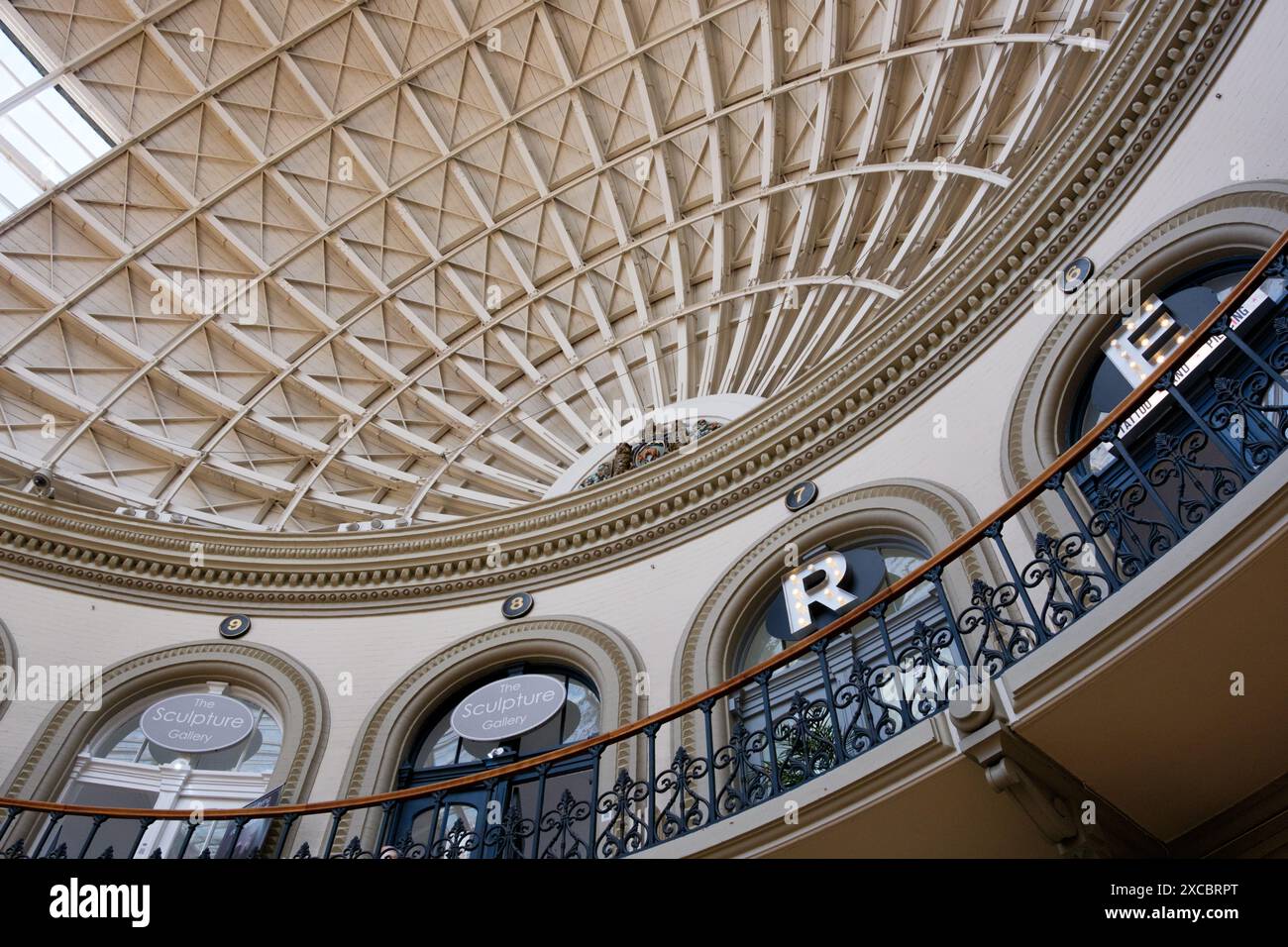 Leeds UK: 2nd June 2024: Leeds Corn Exchange indoor shopping mall with ...