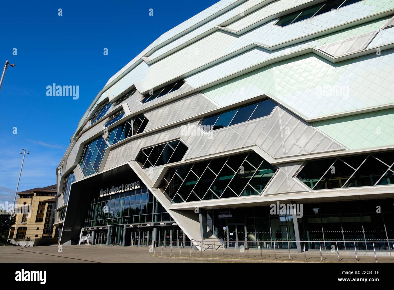 Leeds England: 2nd Jun 2024: Leeds First Direct Arena Entrance on a ...