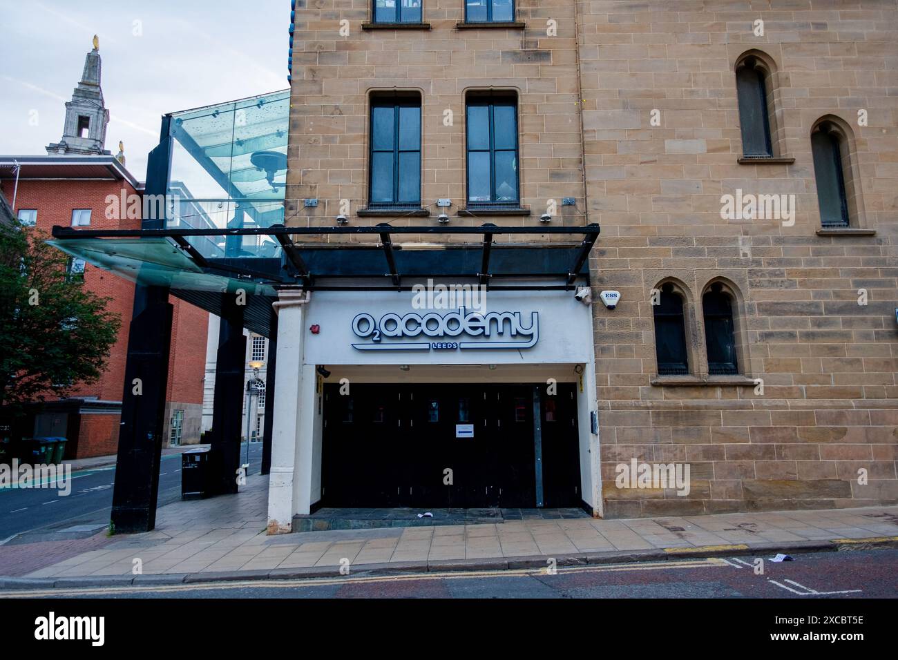 Leeds England: 2nd Jun 2024: A view of the exterior of Leeds O2 Academy ...