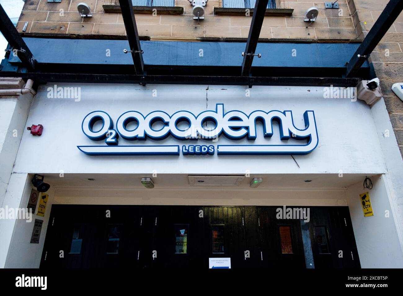 Leeds England: 2nd Jun 2024: A view of the exterior of Leeds O2 Academy ...