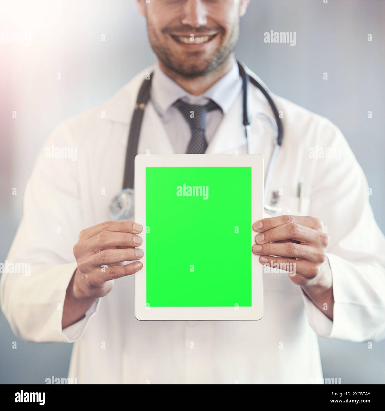 Doctor male working green screen hi-res stock photography and images ...