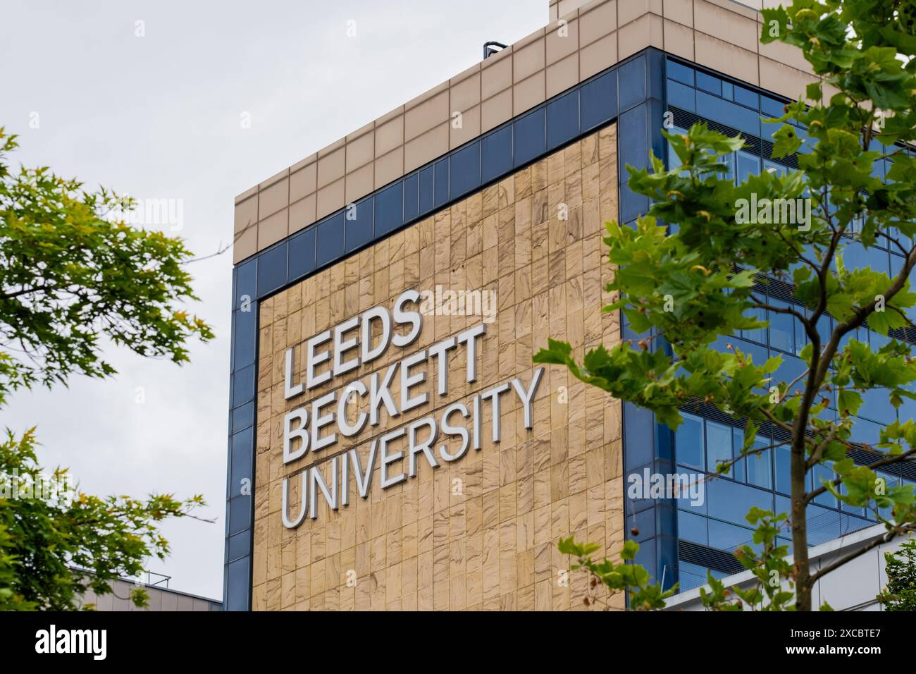 Leeds England: 3rd June 2024: Leeds Beckett University exterior Campus ...