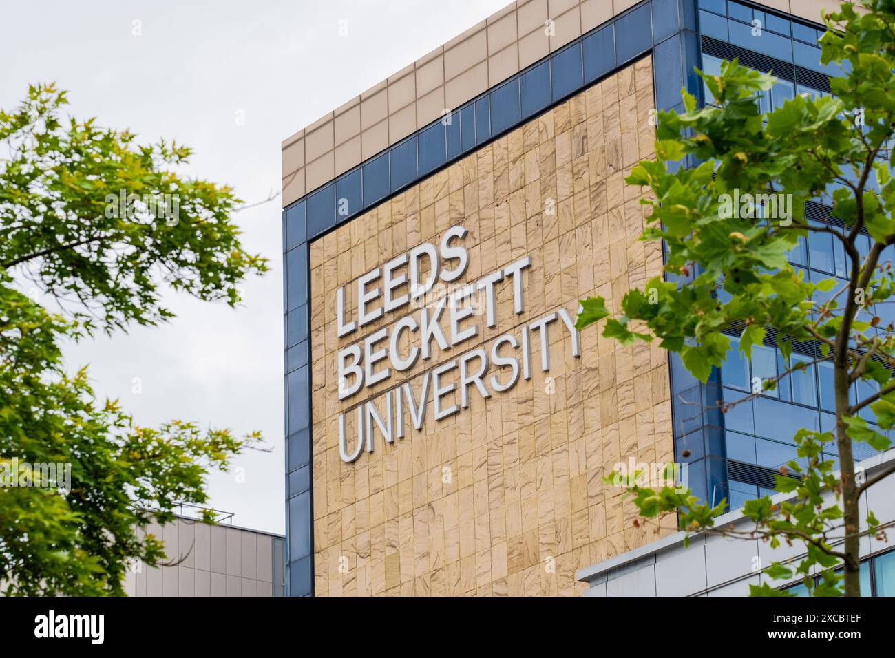 Leeds England: 3rd June 2024: Leeds Beckett University exterior Campus ...