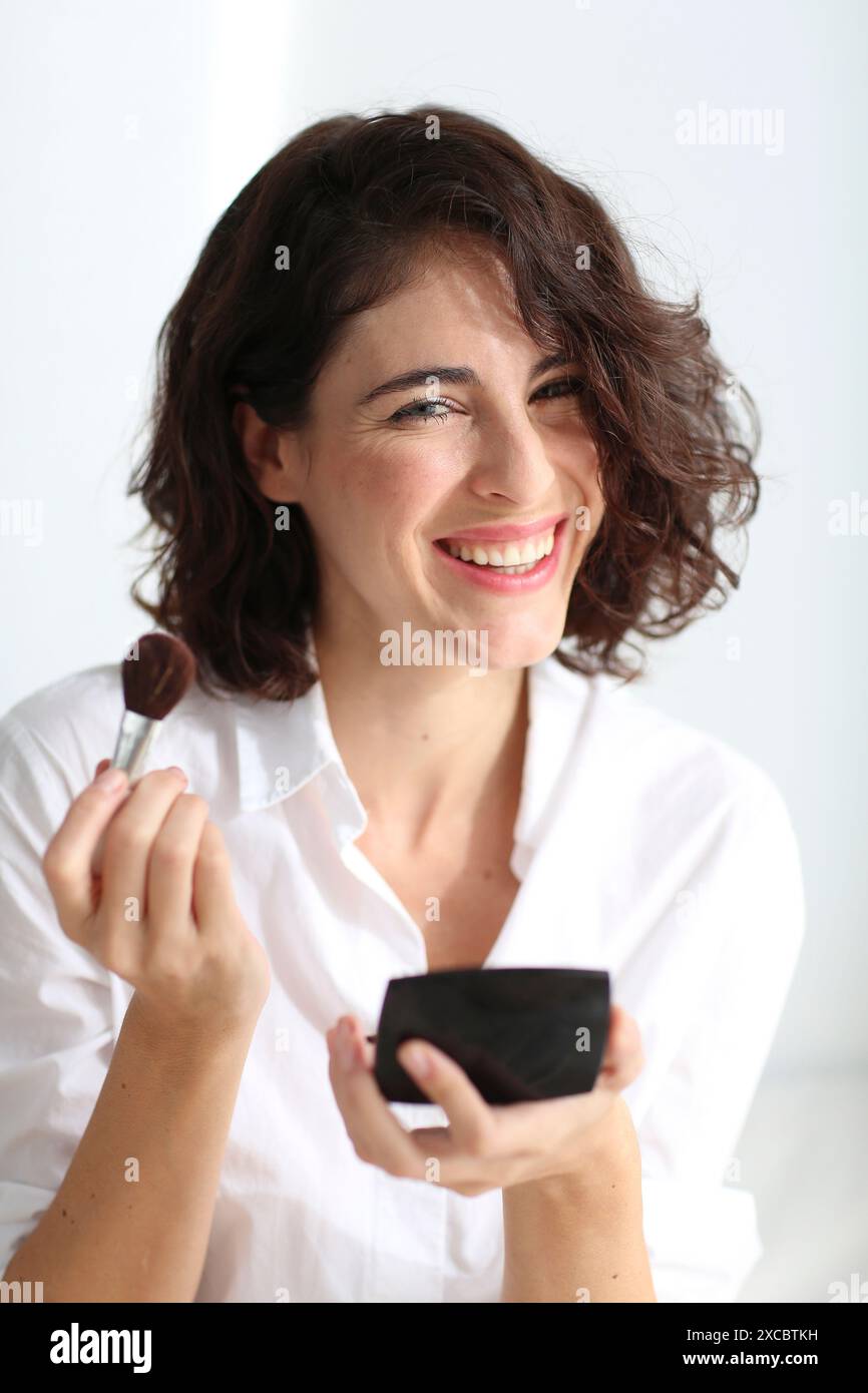 Happy make up hi-res stock photography and images - Alamy