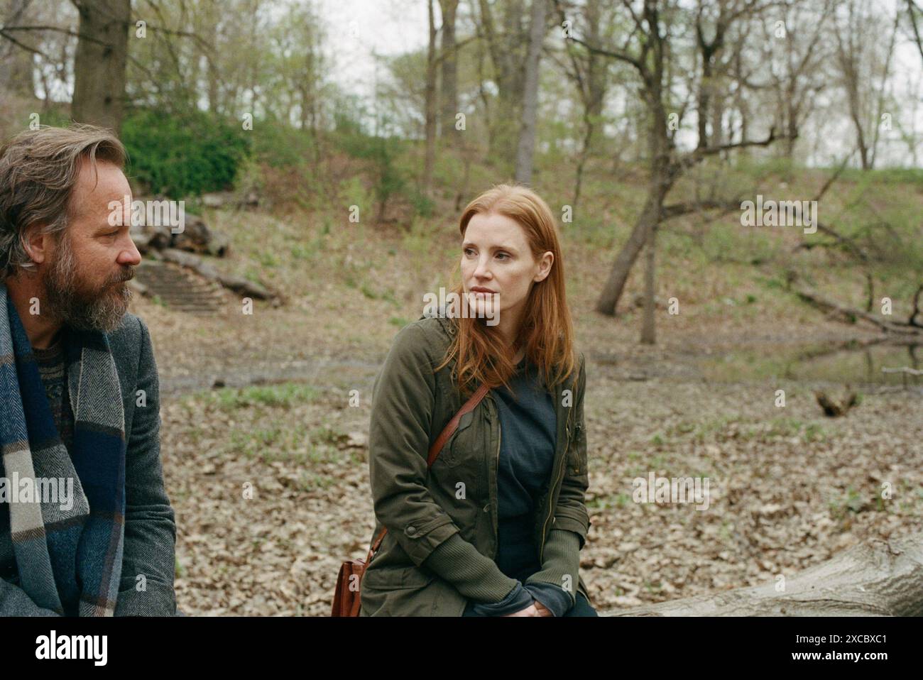 PETER SARSGAARD and JESSICA CHASTAIN in MEMORY (2023), directed by ...